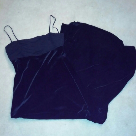 Night Way Collections | Dresses | Night Way Black Velvet Dress | Poshmark